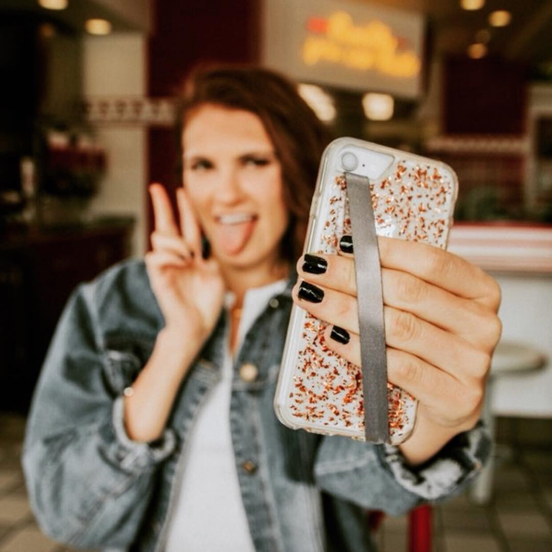 Charcoal Phone Strap – Phone Loops